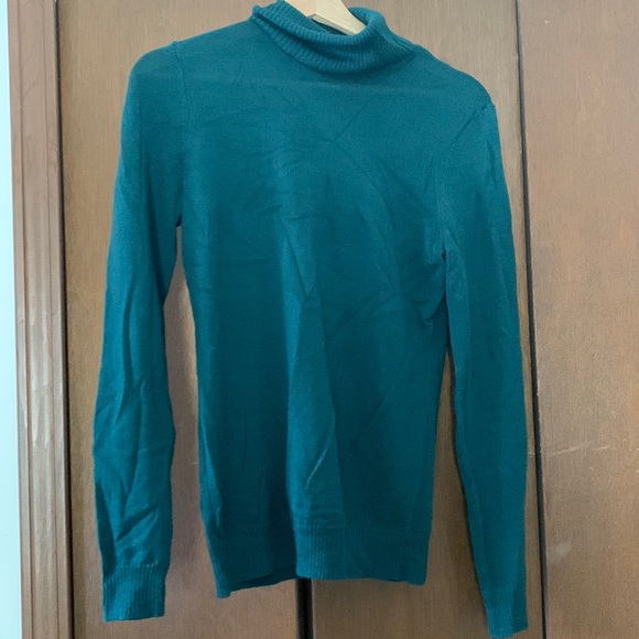 Relativity | Sweaters | Deep Sea Green Turtleneck Sweater | Poshmark